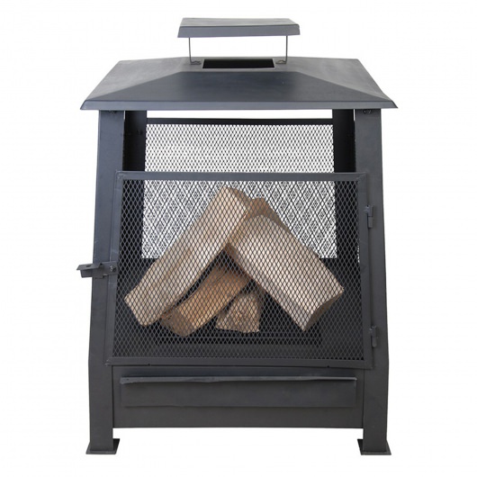 Esschert Designs Pagoda Style Terrace Heater with Wire Mesh Screen